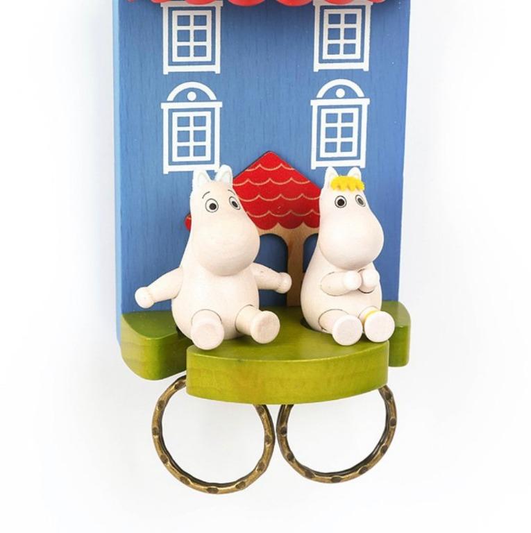 Licensed Moomin Wooden Key Holder & Holder Stand Rest set, Furniture ...