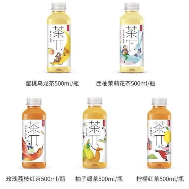 Nongfu Spring Fruit Tea 农夫山泉茶 (4 bottles x 500ml), Food & Drinks ...