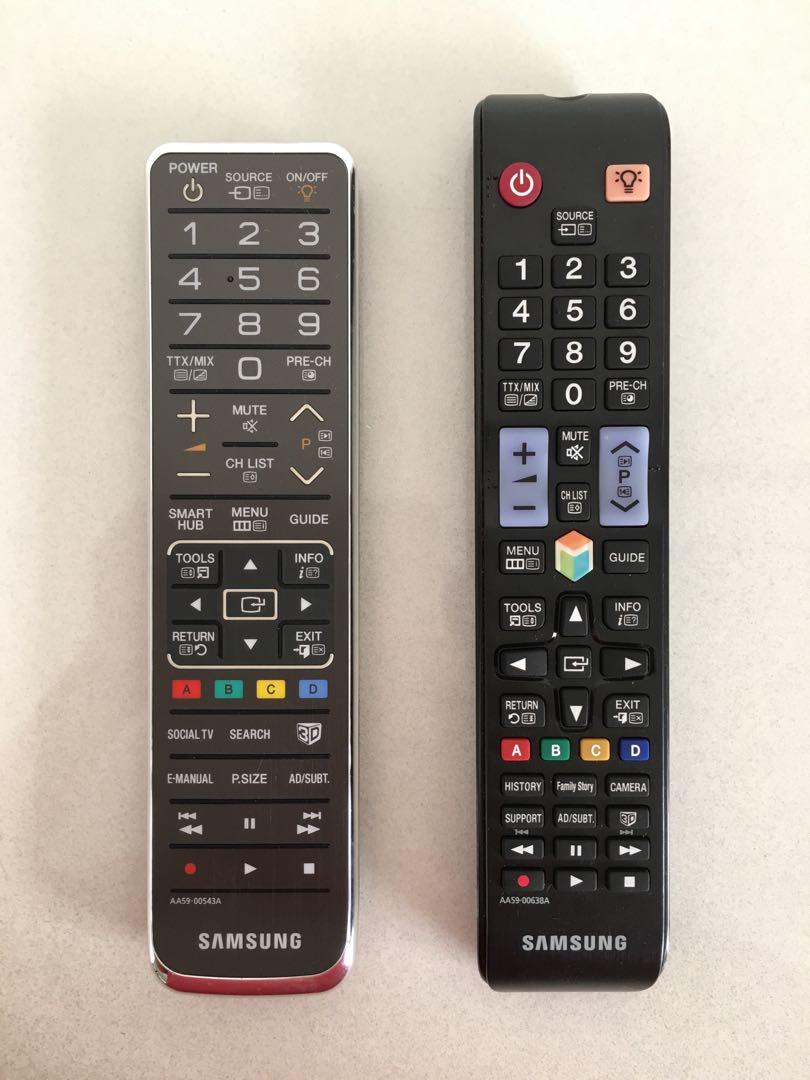 Original Samsung TV remote control, TV & Home Appliances, TV ...