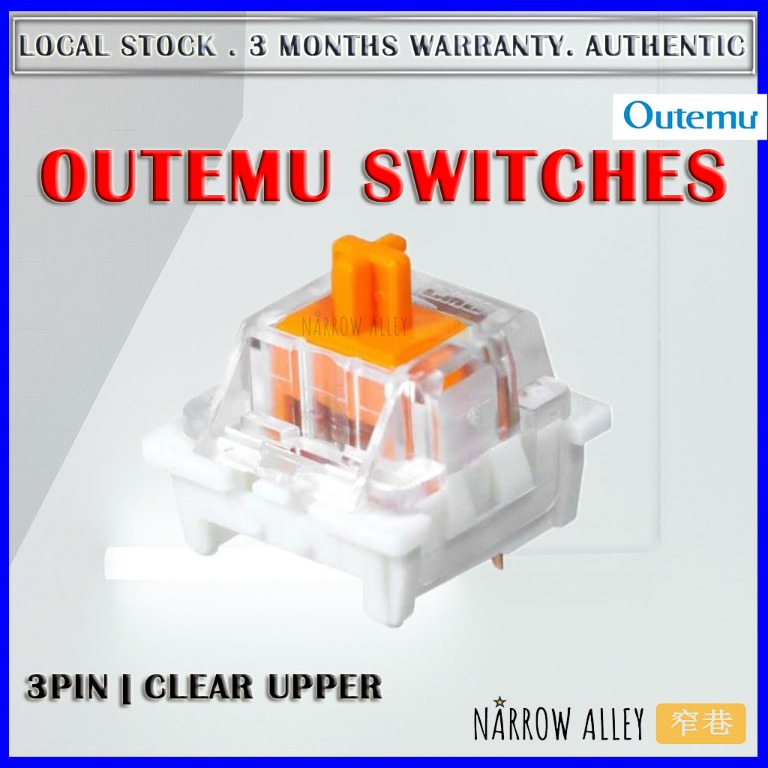 Outemu Orange Tactile Switch for Mechanical Keyboard CIY Sockets SMD ...