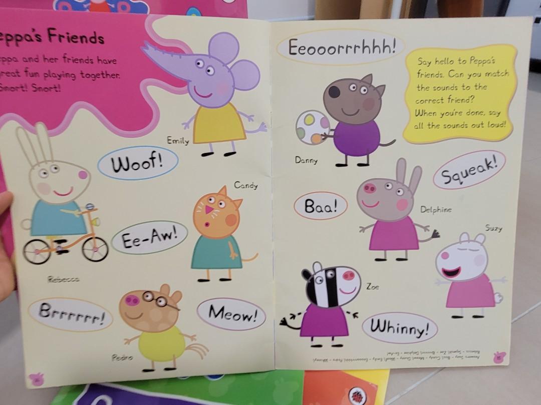 Peppa Pig Activity Book/Sticker Book 全5本 共$10, 興趣及遊戲, 書本 & 文具, 小朋友書 ...