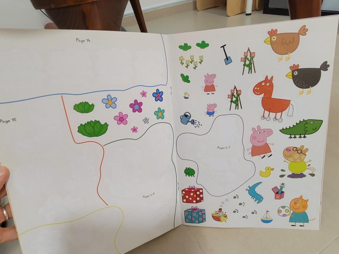 Peppa Pig Activity Book/Sticker Book 全5本 共$10, 興趣及遊戲, 書本 & 文具, 小朋友書 ...