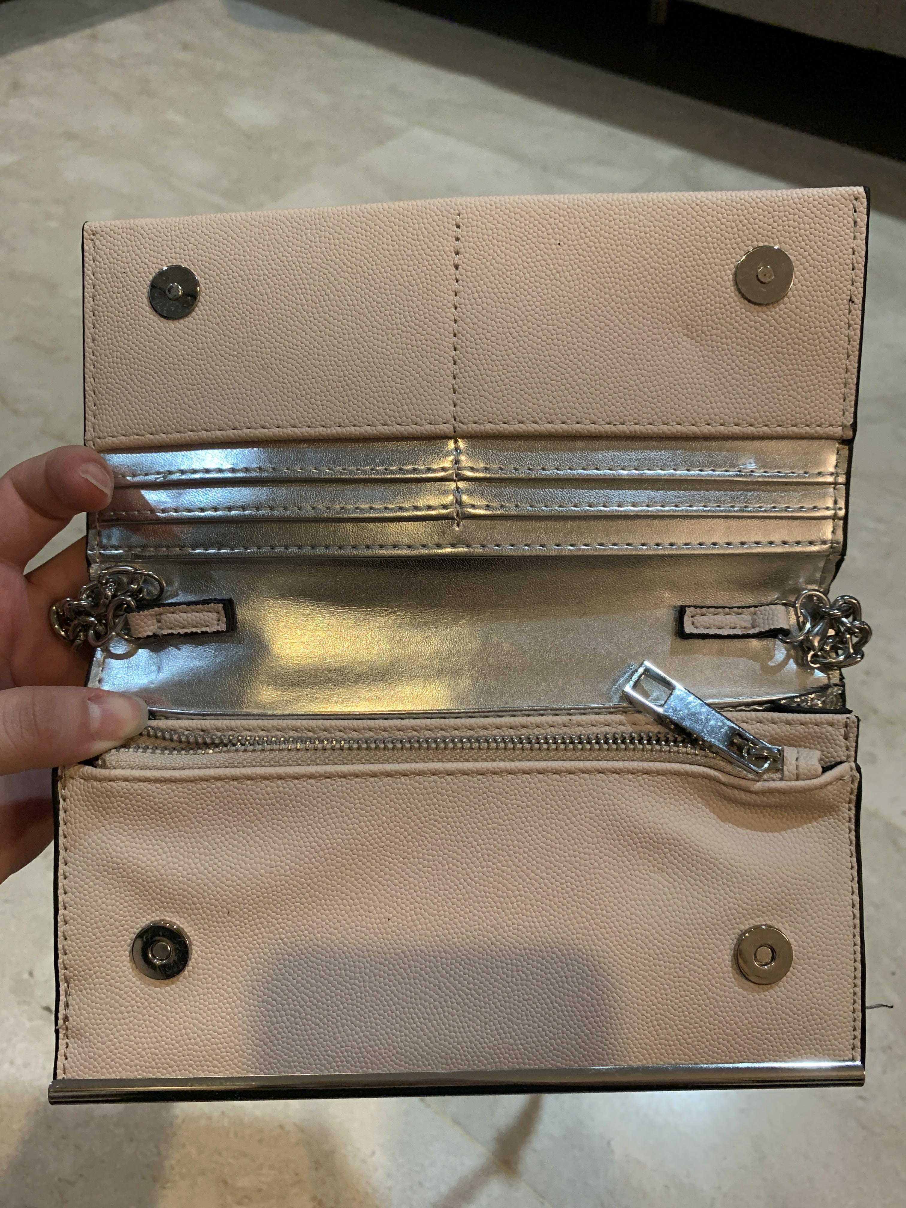 Pink-glitter Wallet on Chain, Women's Fashion, Bags & Wallets, Wallets ...