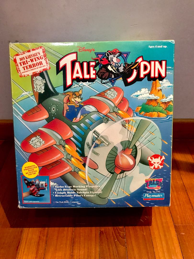 Playmates Talespin official Tri-wing Don Karnage plane! NEW!, Hobbies ...