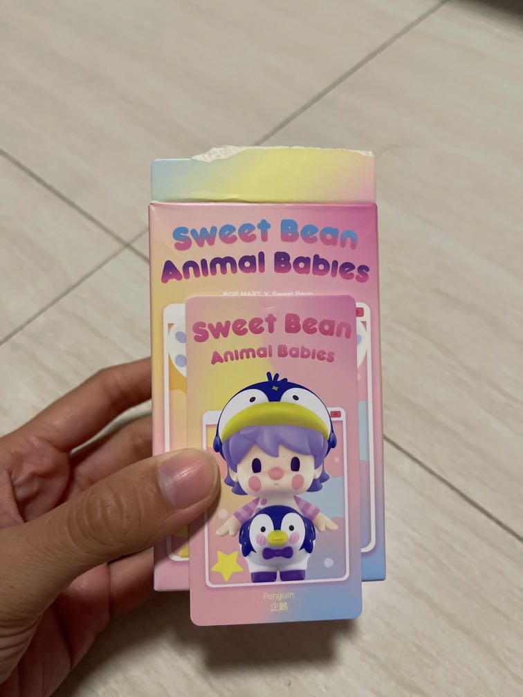 Popmart sweet bean penguin, Hobbies & Toys, Toys & Games on Carousell