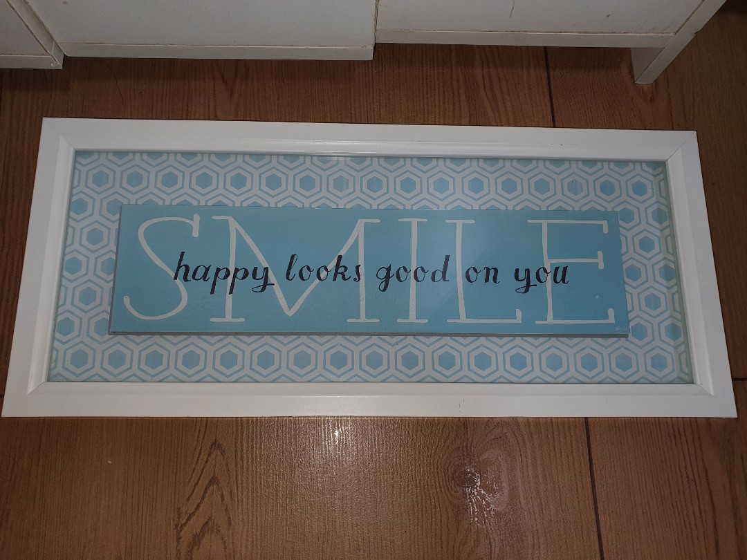 Positive words Poster in Frame., Furniture & Home Living, Home Decor ...