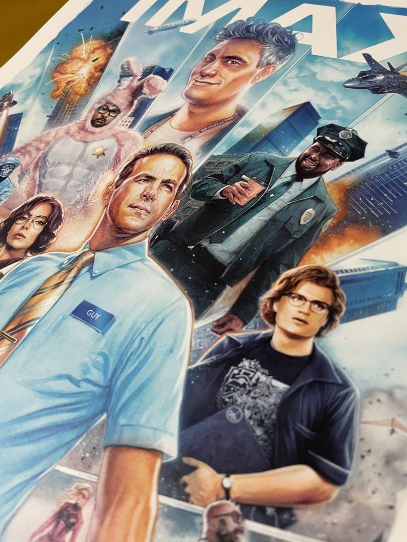 [現貨]爆機自由人IMAX poster Free Guy IMAX Movie poster, 興趣及遊戲, 收藏品及紀念品, 明星周邊 ...