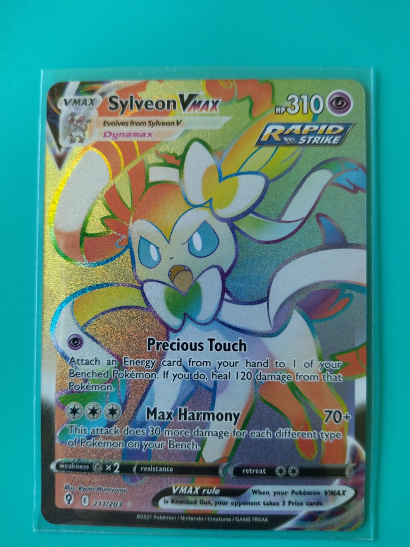 Rainbow Sylveon Vmax, Hobbies & Toys, Memorabilia & Collectibles ...