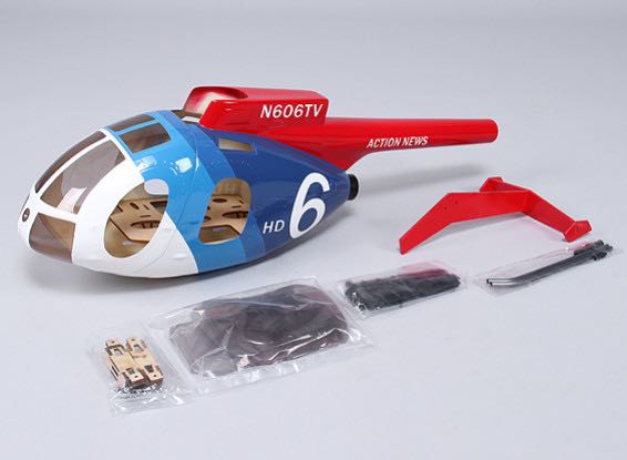 RC helicopter 450 size Pre-Painted Fuselage, Hobbies & Toys, Toys ...