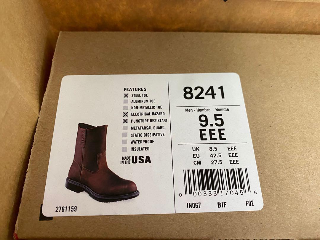 REDWING SAFETY 8241, Men's Fashion, Footwear, Boots on Carousell