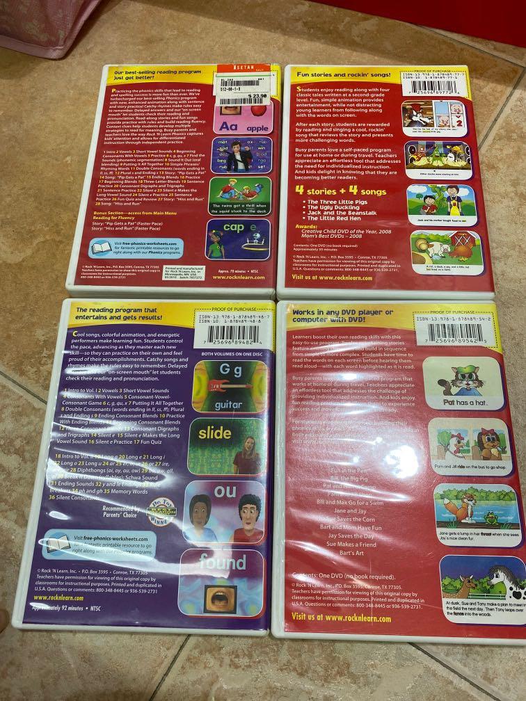 Rock N Learn DVD Phonics, Hobbies & Toys, Music & Media, CDs & DVDs on ...