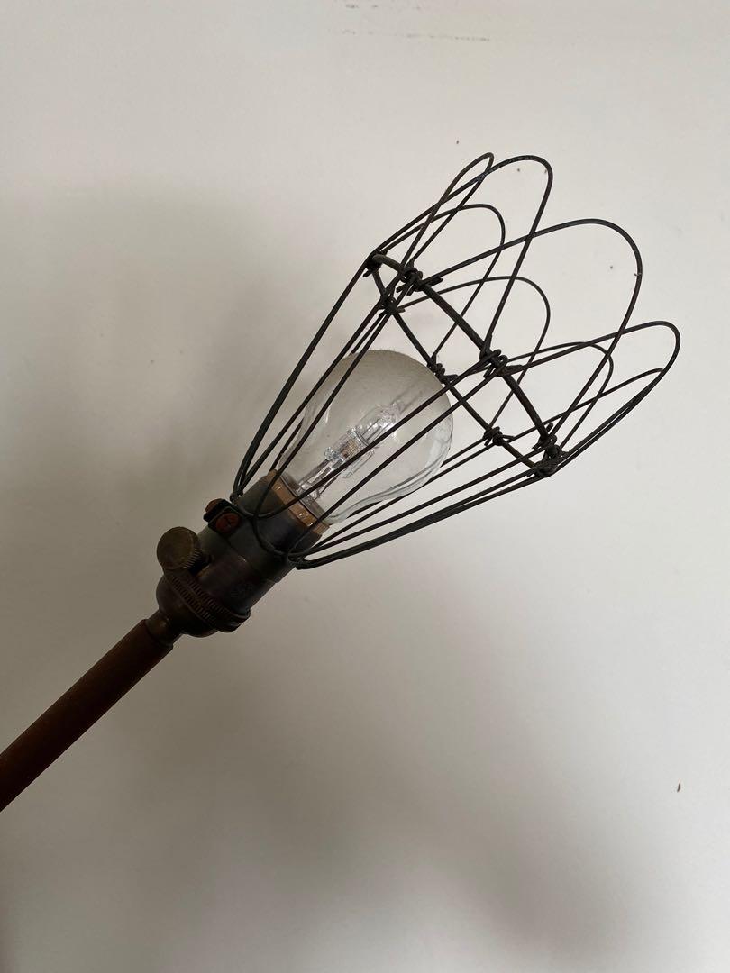 rustic wood block lamp, Furniture & Home Living, Lighting & Fans ...