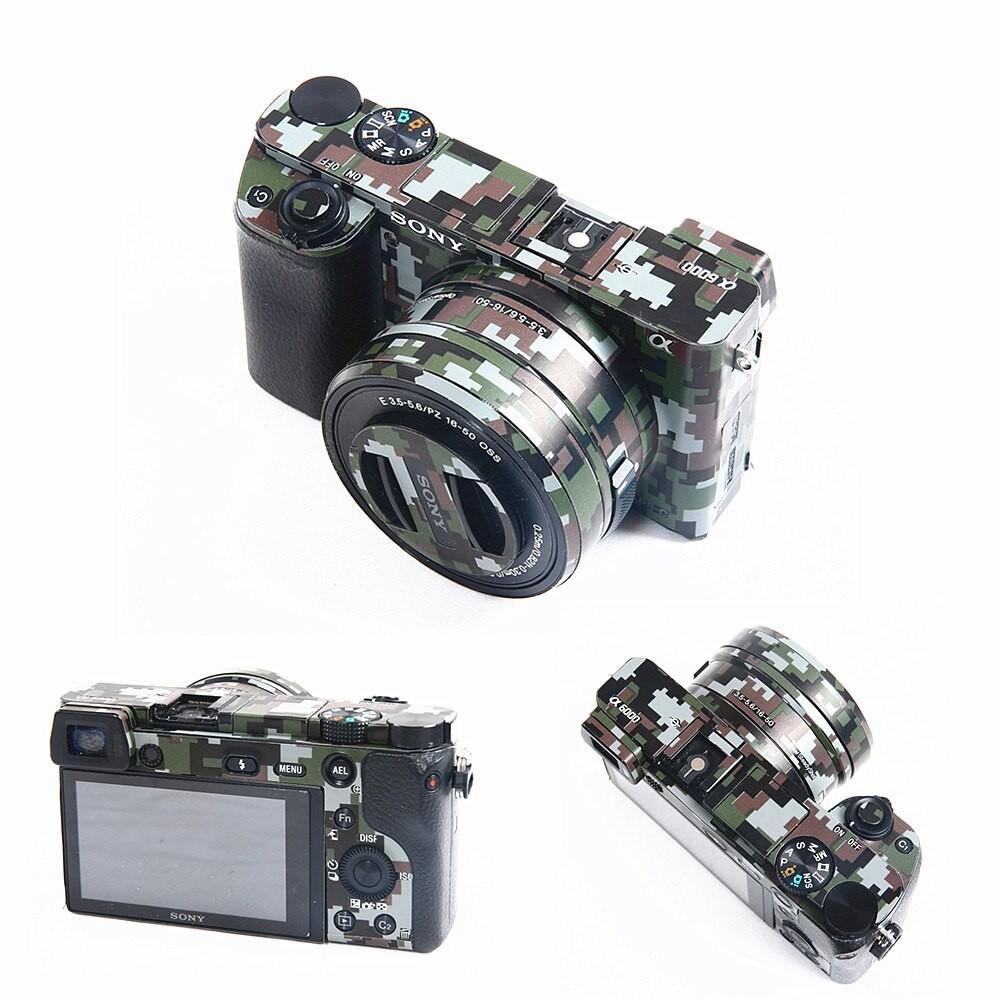 Sony a6400 camo vinyl decal sticker dslr protection mirrorless ...