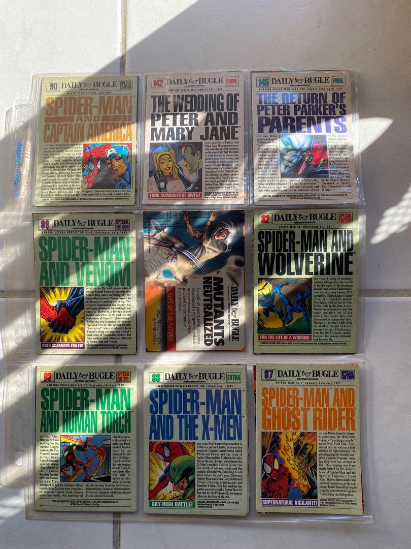Spider-Man collectable cards in 1990s, Hobbies & Toys, Memorabilia ...