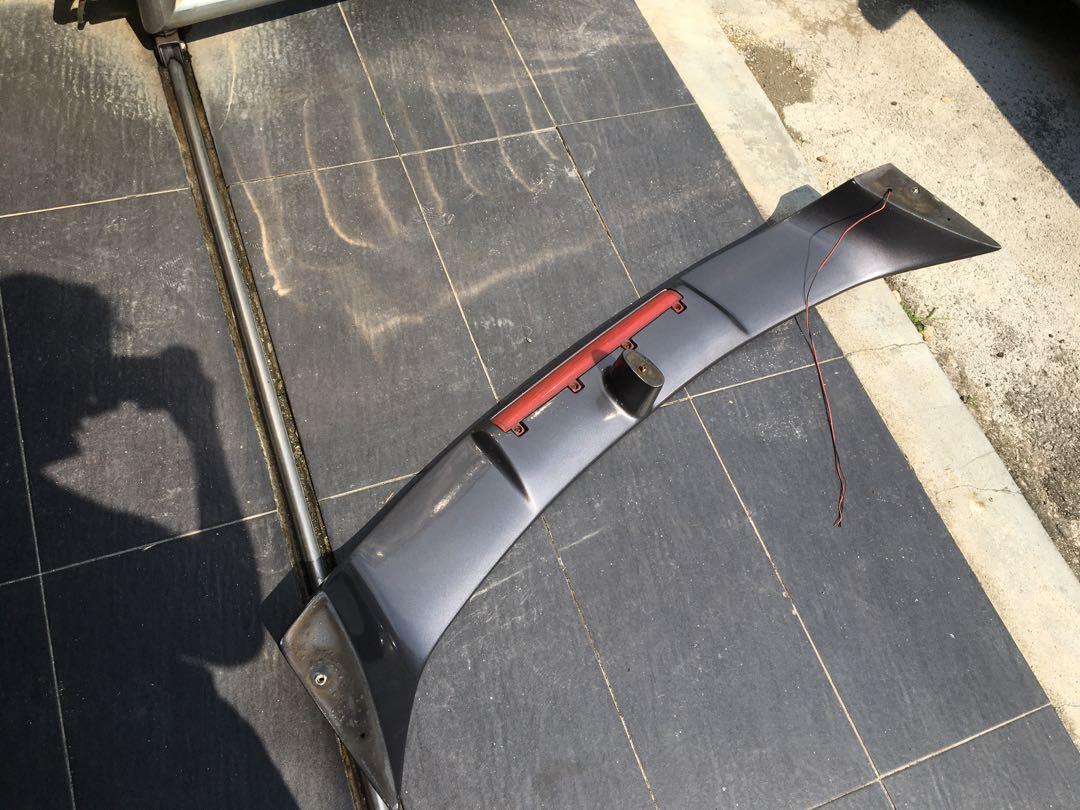 Spoiler evo II | spoiler wira sedan, Auto Accessories on Carousell