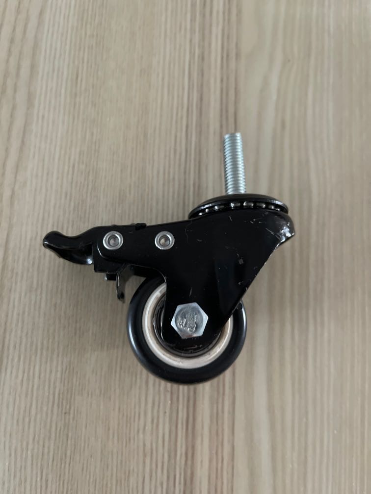 Steel floor standing server rack cabinet castors with brake idler wheel ...