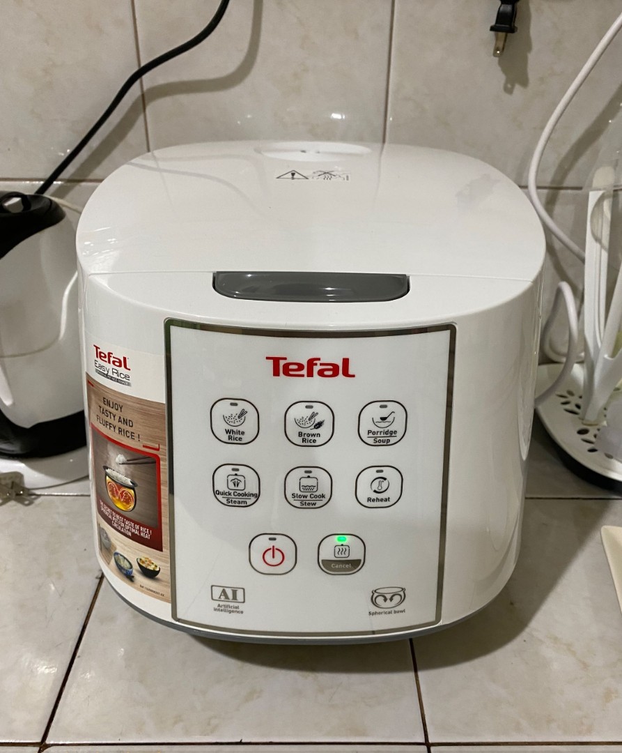 Tefal Easy Rice Spherical Pot Rice Cooker RK732167 white #teamputi, TV ...