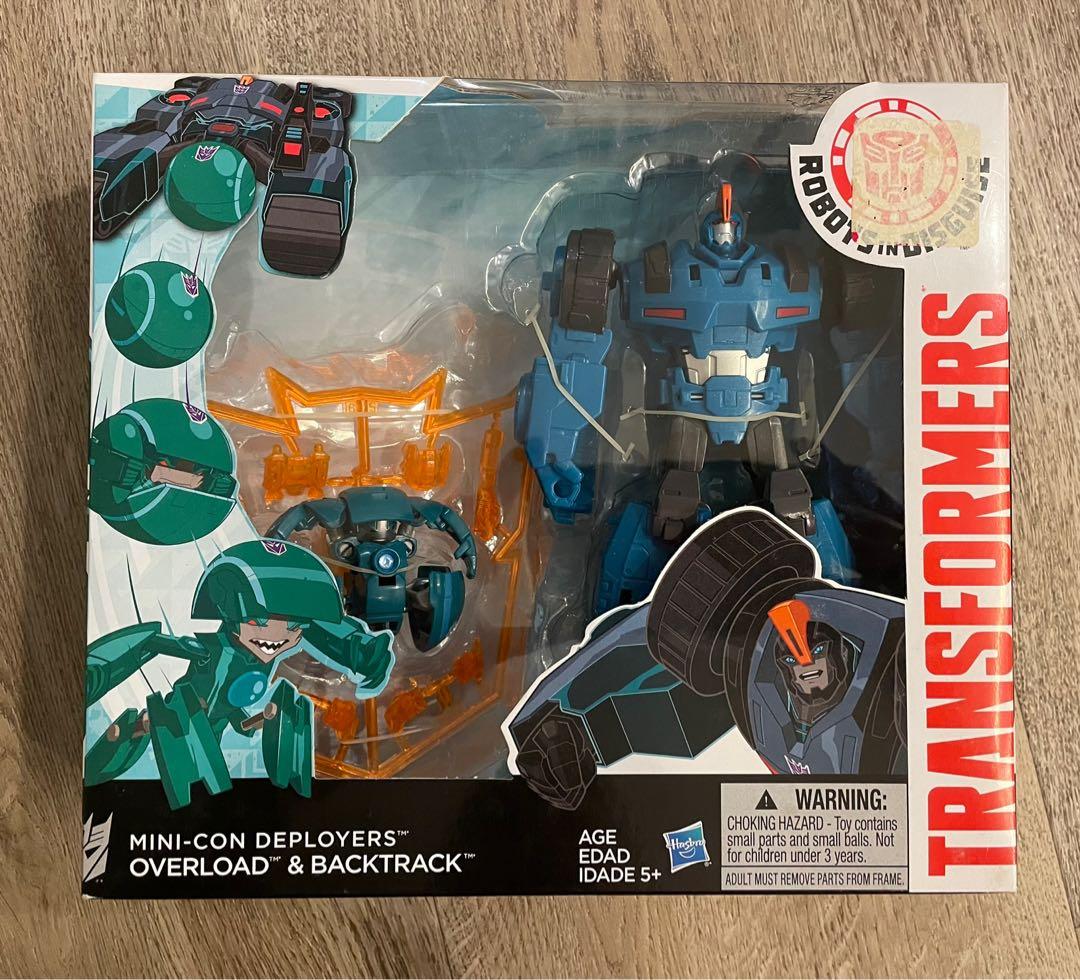 Transformers Robots In Disguise - Overload & Backtrack, Hobbies & Toys ...