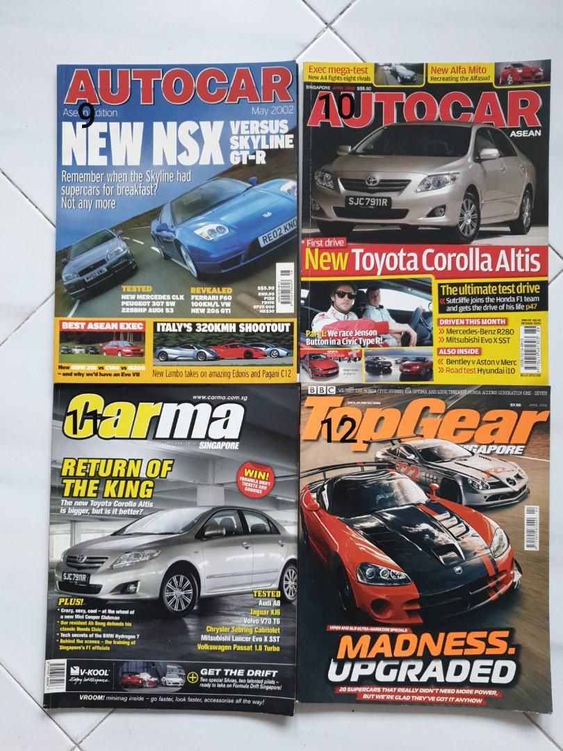 Used Magazines Car motoring Autocar TopGear Carma FHM Maxim honda NSX ...