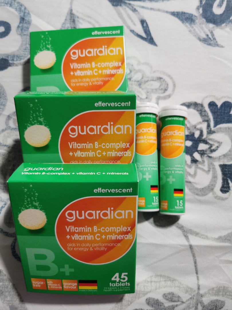 Vitamin B complex effervescent tablet, Health & Nutrition, Health ...