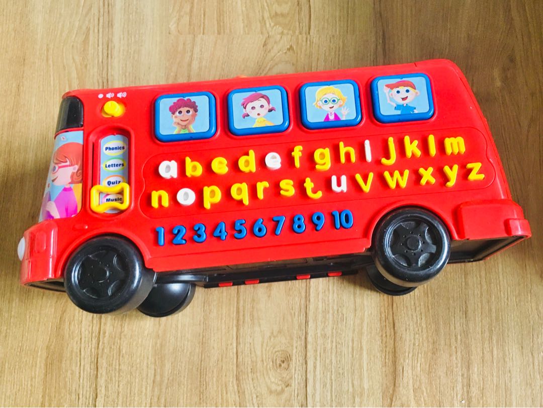 V-tech School Bus Toy, Hobbies & Toys, Toys & Games on Carousell