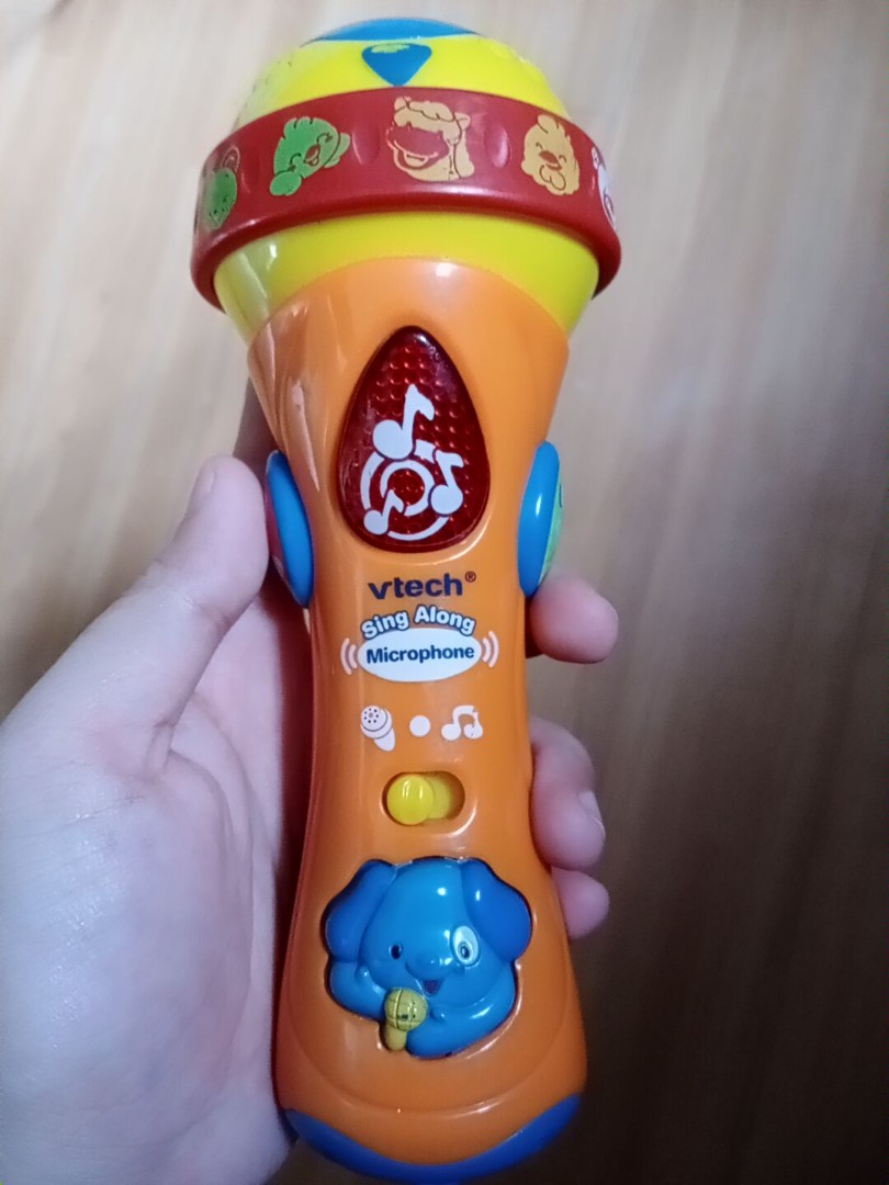 VTECH SING ALONG MICROPHONE, Hobbies & Toys, Toys & Games on Carousell