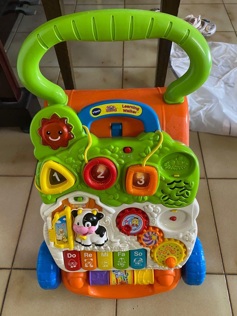 VTech Sit-to-Stand Learning Walker,Orange, Babies & Kids, Infant ...