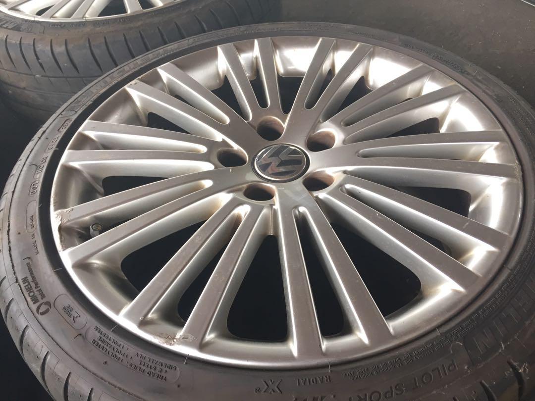 VW Golf MK5 R32 Ronal Wheels 18”, Auto Accessories on Carousell