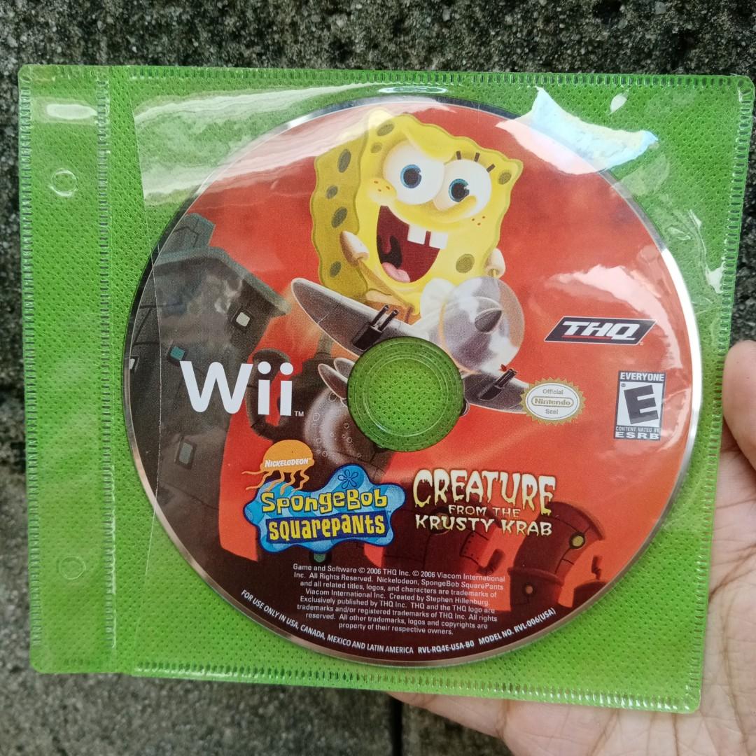 Wii Sports & SpongeBob Racing game, Video Gaming, Video Games, Nintendo ...