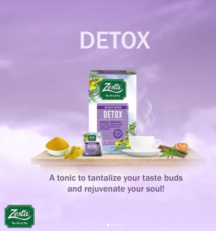Zesta Detox (20 Enveloped Tea Bag), Food & Drinks, Beverages on Carousell