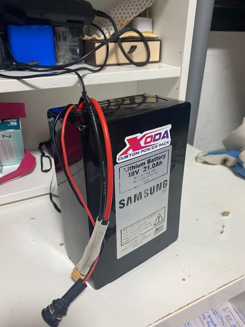 48v 21ah xoda Samsung 35e battery for fiido dyu dualtron am tempo ...