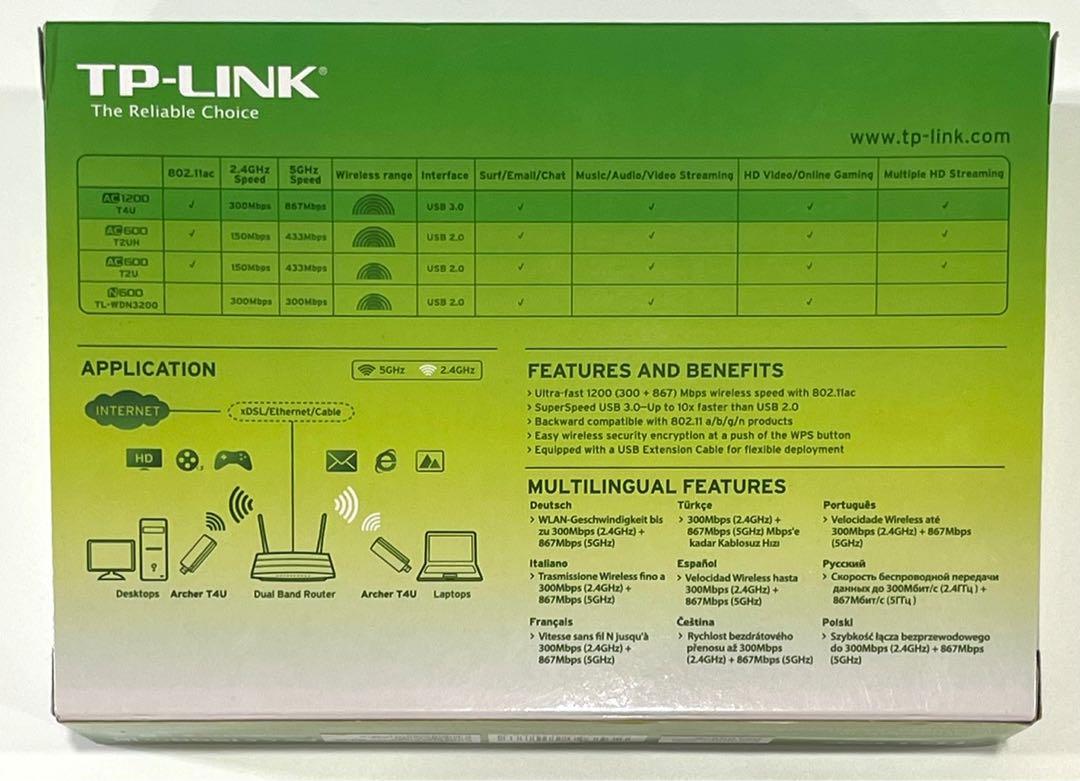 AC1200 Wireless Dual Band UBS Adapter, Computers & Tech, Parts ...