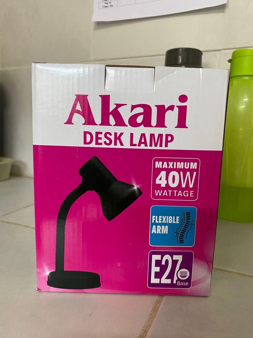 Akari Desk Study Lamp, Furniture & Home Living, Lighting & Fans ...