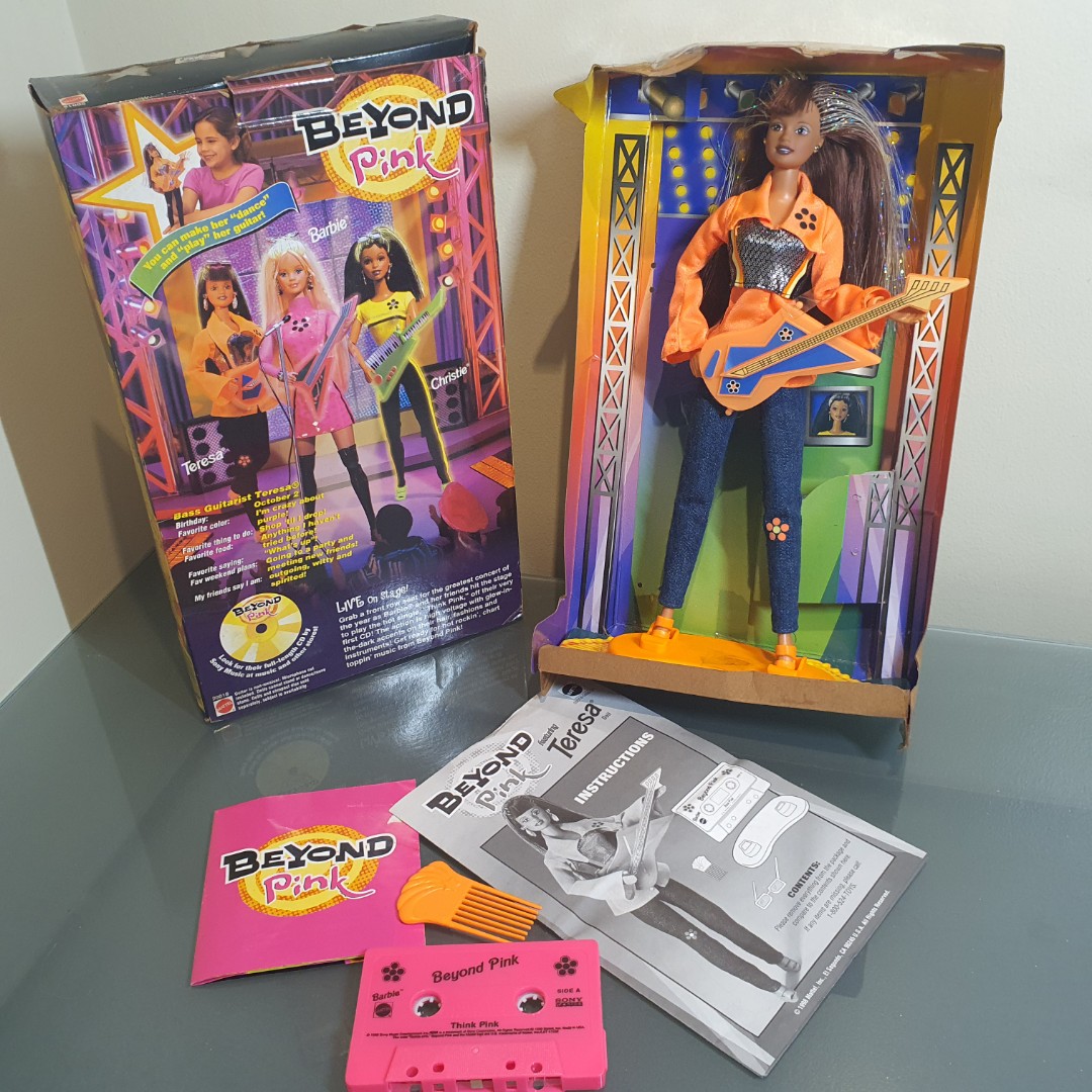 Barbie 1998 Beyond Pink Teresa #20018 with cassette tape, Hobbies ...