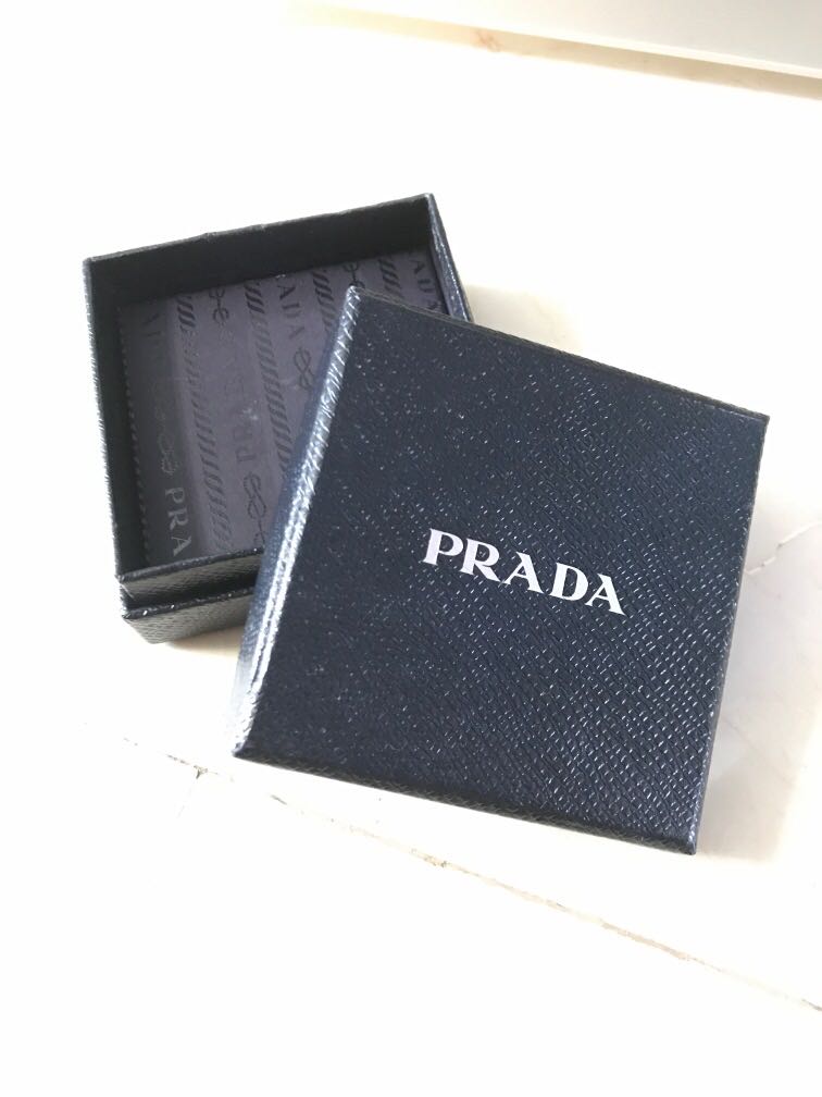 Authentic Prada Box, Men's Fashion, Watches & Accessories, Wallets ...