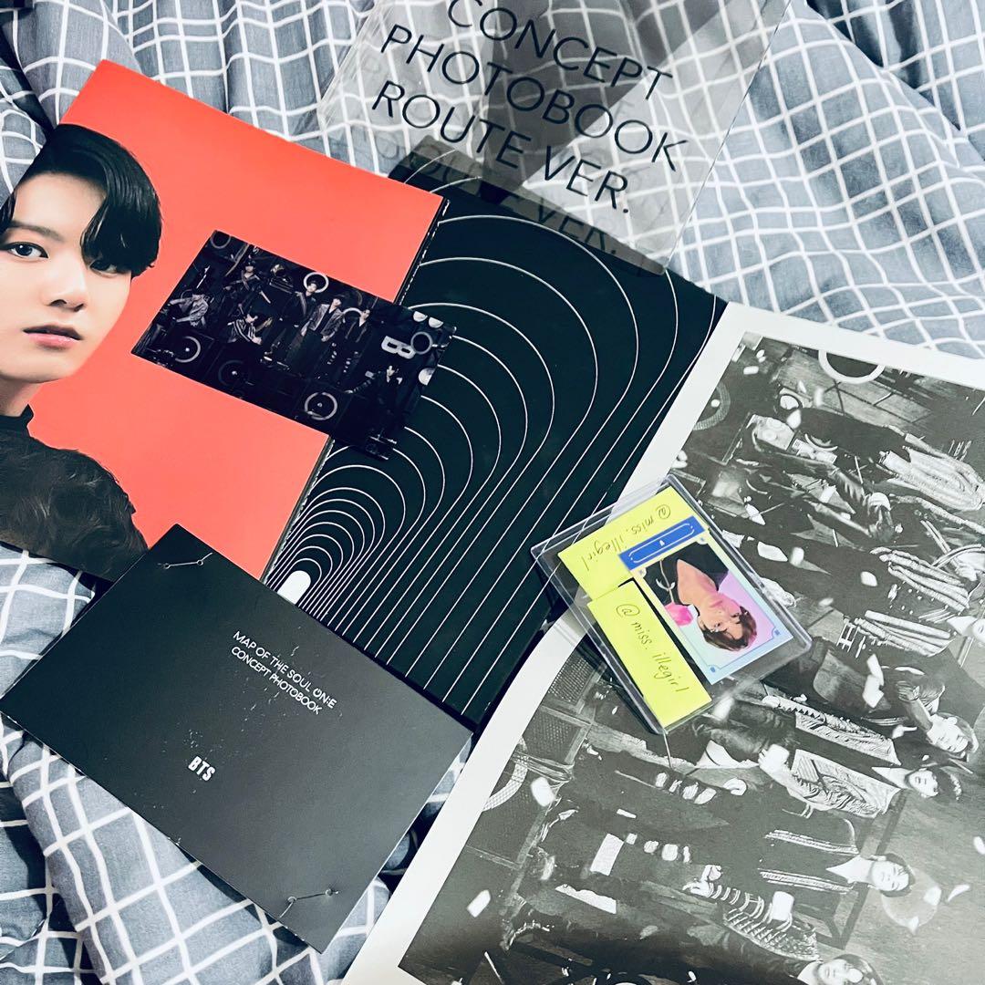 BTS MOTS / BTS Map Of The Soul Concept Photobook [ ROUTE / BLACK ver ...