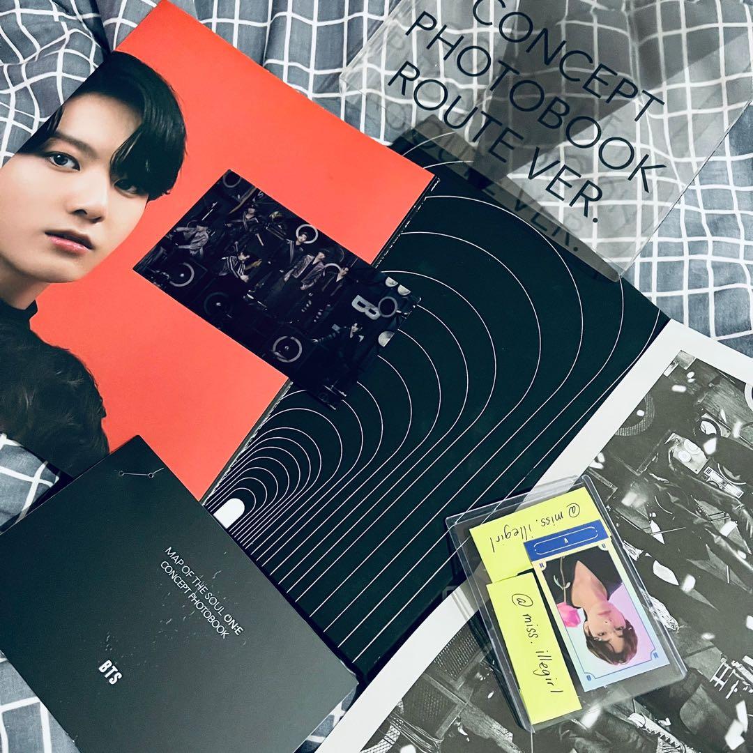 BTS MOTS / BTS Map Of The Soul Concept Photobook [ ROUTE / BLACK ver ...