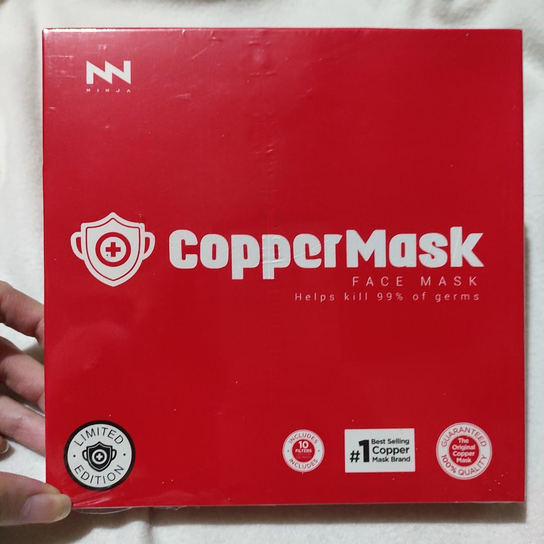 CopperMask (Red), Health & Nutrition, Face Masks & Face Shields on ...