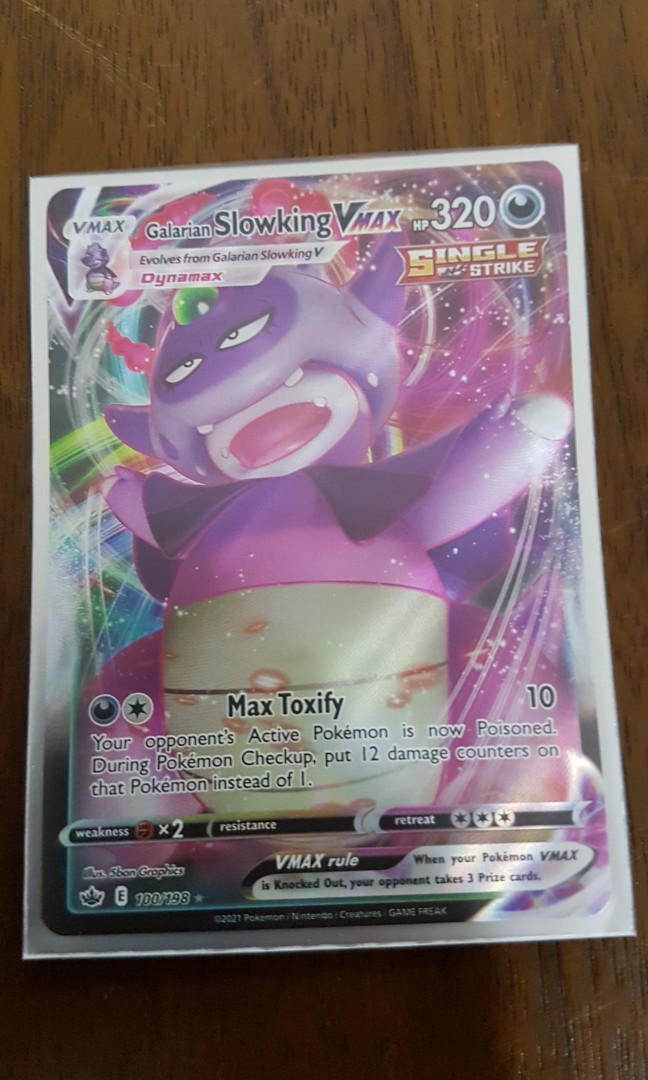 Galarian Slowking Vmax, Hobbies & Toys, Toys & Games on Carousell