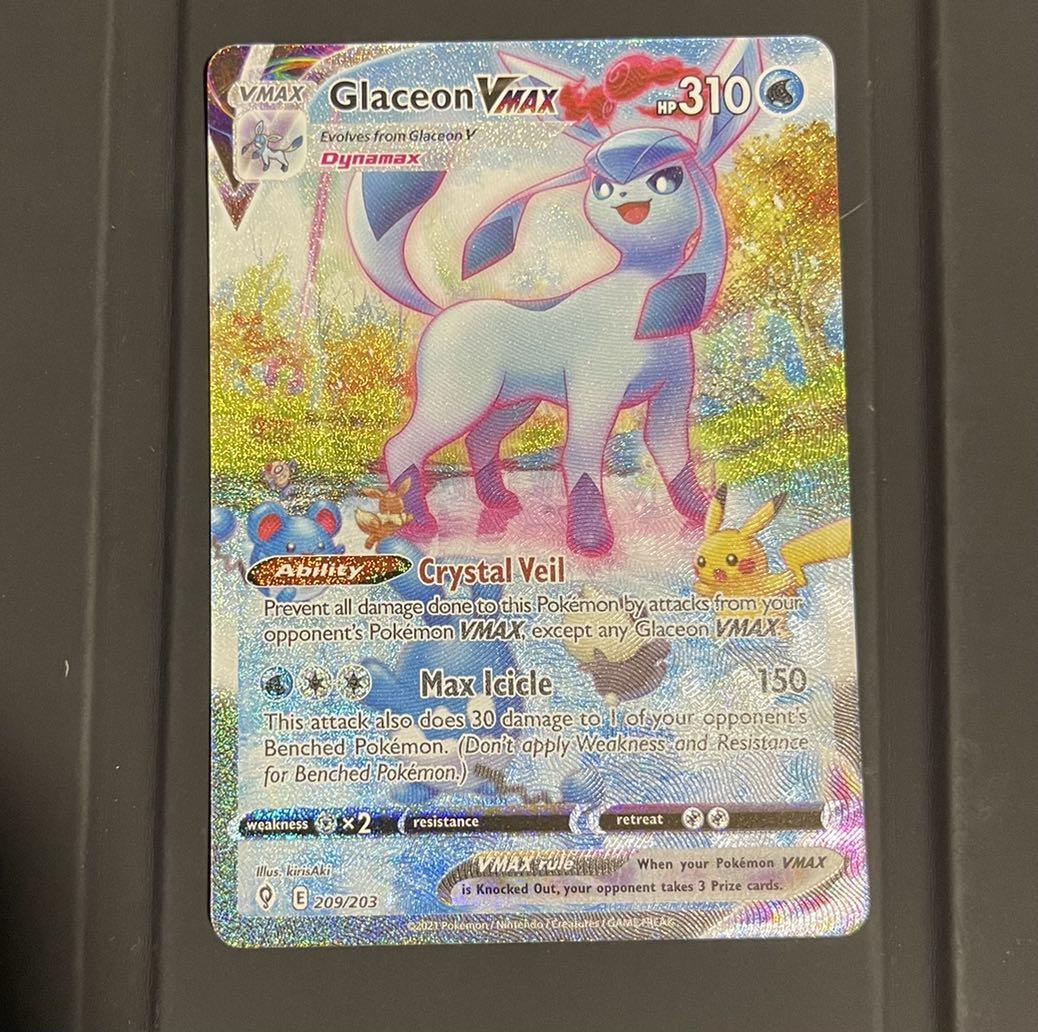 Glaceon VMAX AA, Hobbies & Toys, Toys & Games on Carousell
