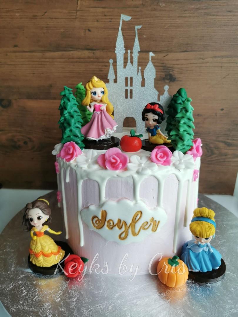 HALAL - Disney Princess Cake, Food & Drinks, Homemade Bakes on Carousell