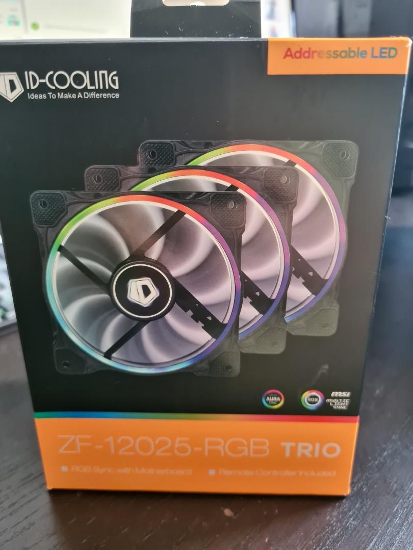 ID-COOLING RGB 120MM FAN SET, Computers & Tech, Parts & Accessories ...