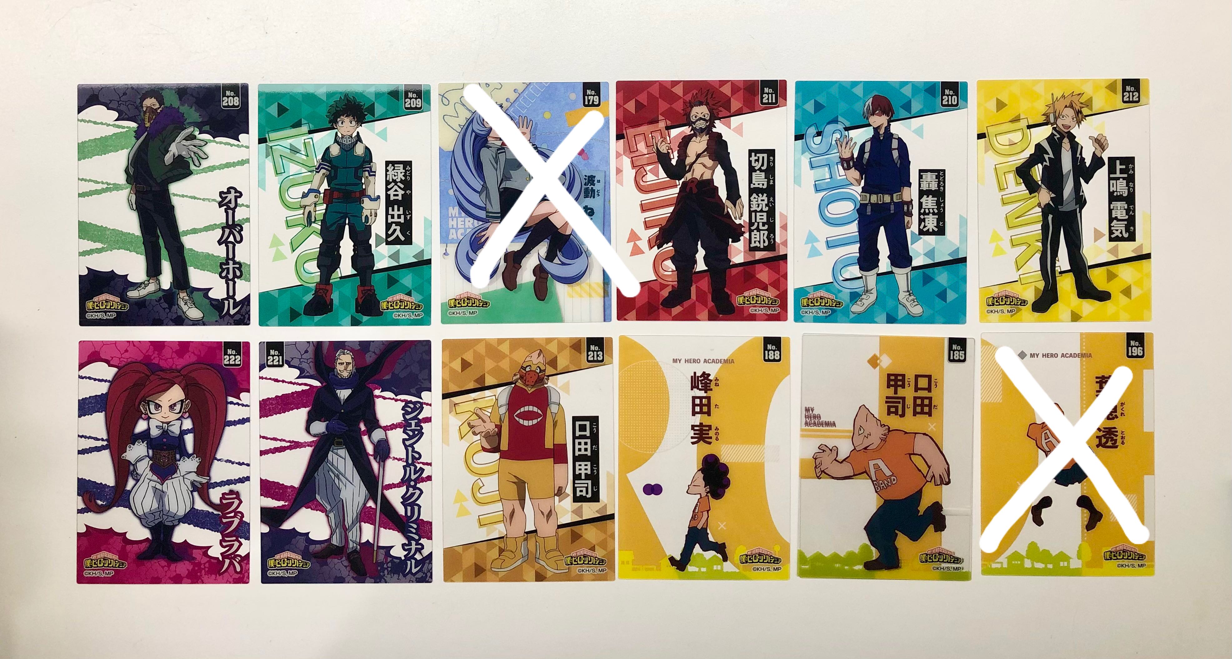 [INSTOCKS] Boku No Hero Academia My Hero Academia BNHA MHA Clear Cards ...
