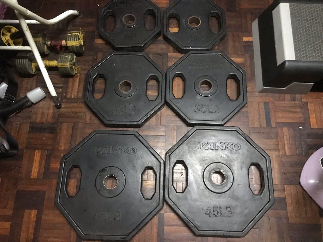 Ivanko weight plate, Sports Equipment, Exercise & Fitness, Weights ...