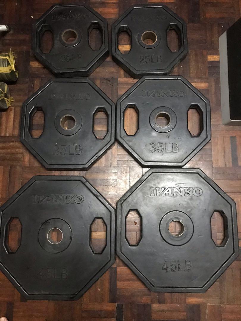 Ivanko weight plate, Sports Equipment, Exercise & Fitness, Weights ...