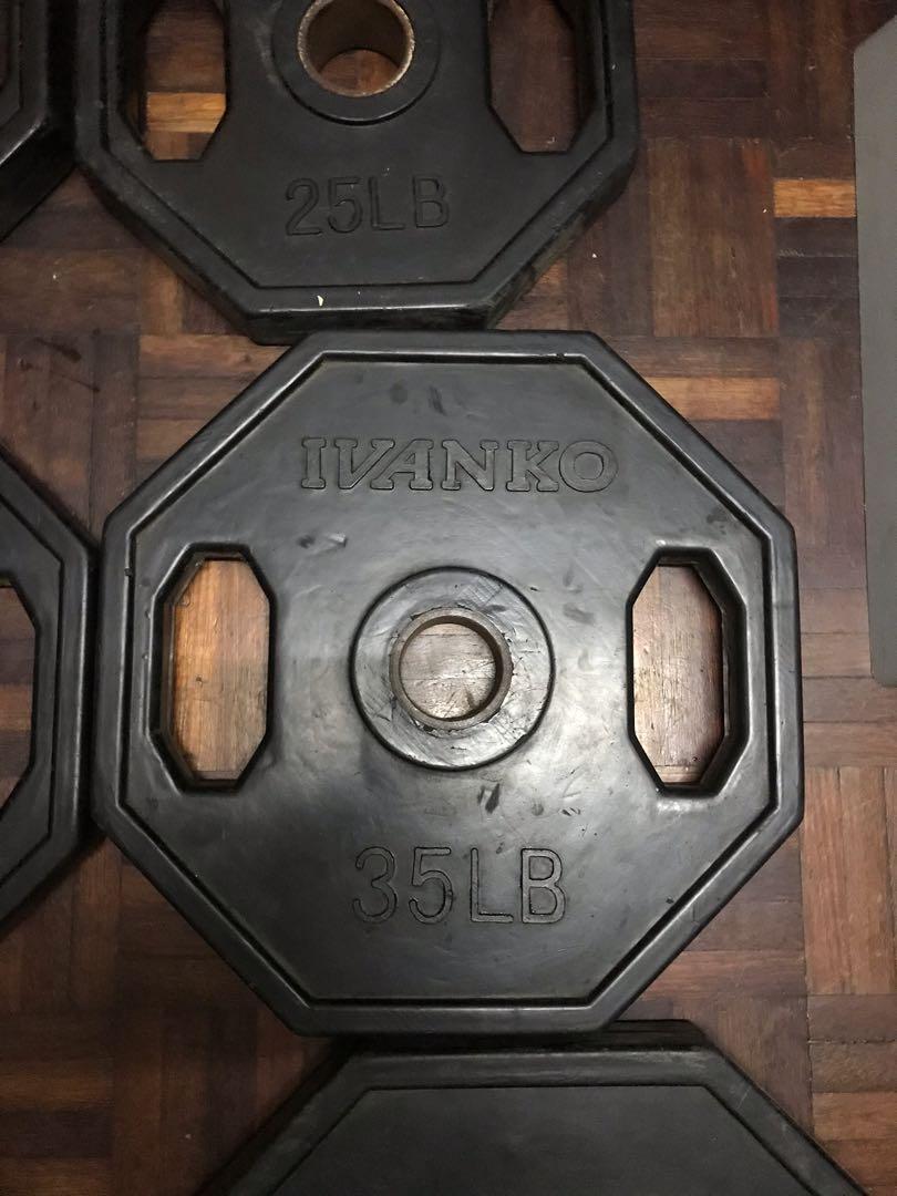 Ivanko weight plate, Sports Equipment, Exercise & Fitness, Weights ...