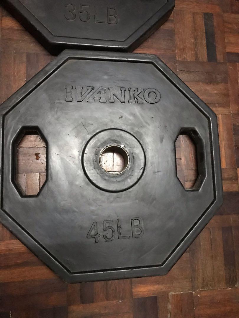 Ivanko weight plate, Sports Equipment, Exercise & Fitness, Weights ...