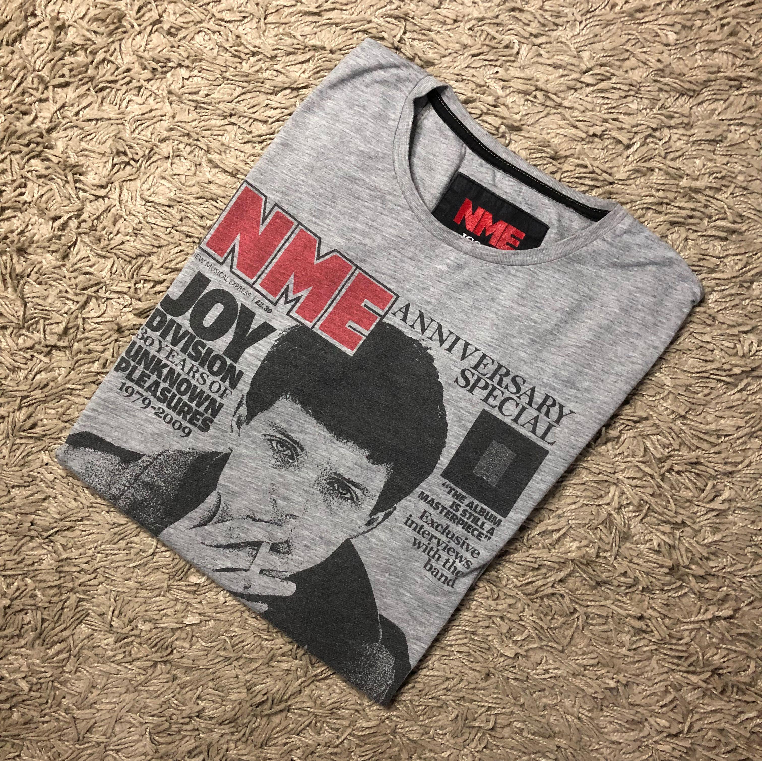 JOY DIVISION X NME MAGAZINE TSHIRT, Men's Fashion, Tops & Sets, Tshirts ...