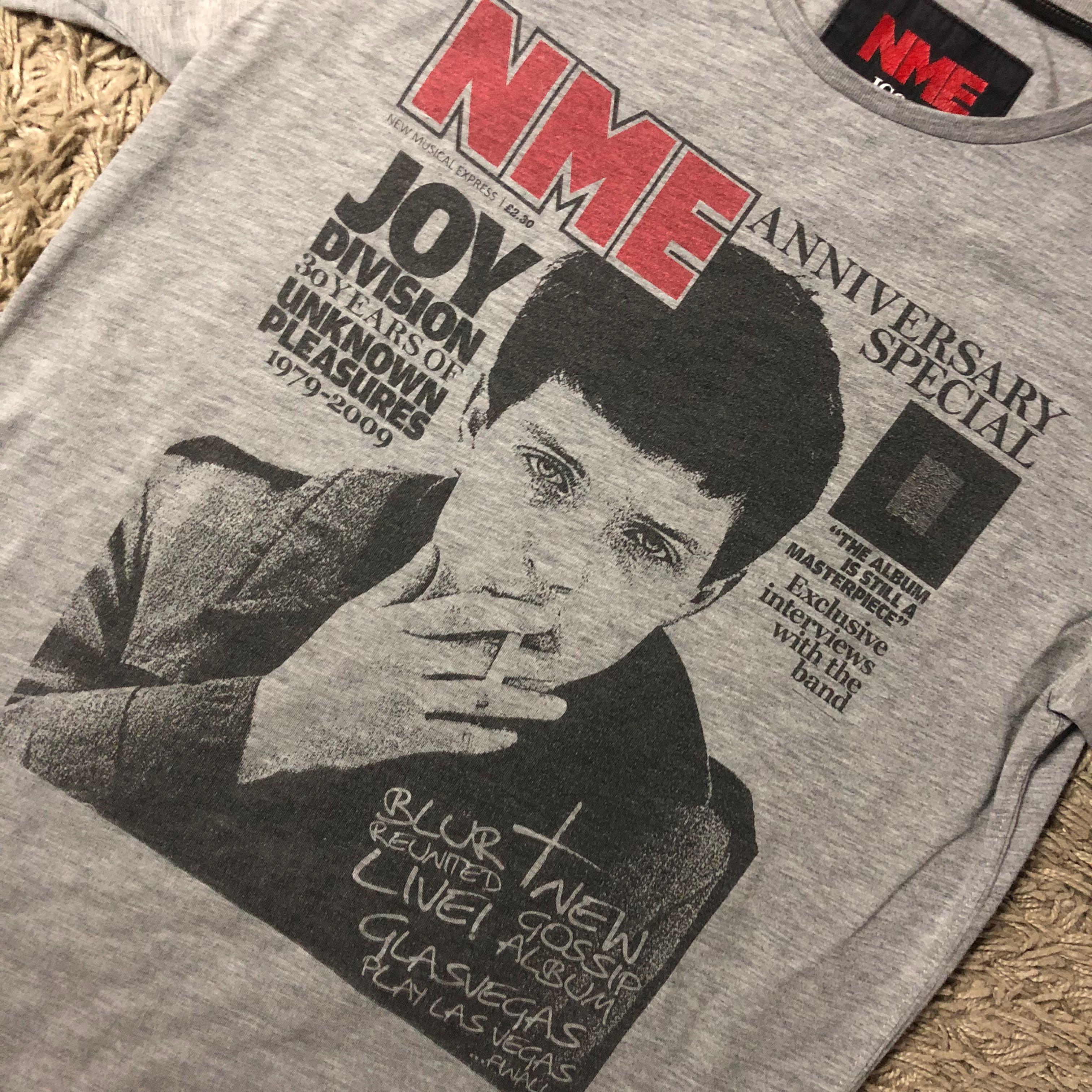 JOY DIVISION X NME MAGAZINE TSHIRT, Men's Fashion, Tops & Sets, Tshirts ...