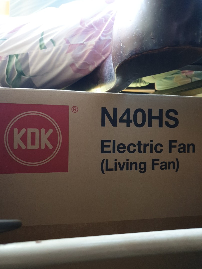 KDK N40HS electric standing living fan, Furniture & Home Living ...
